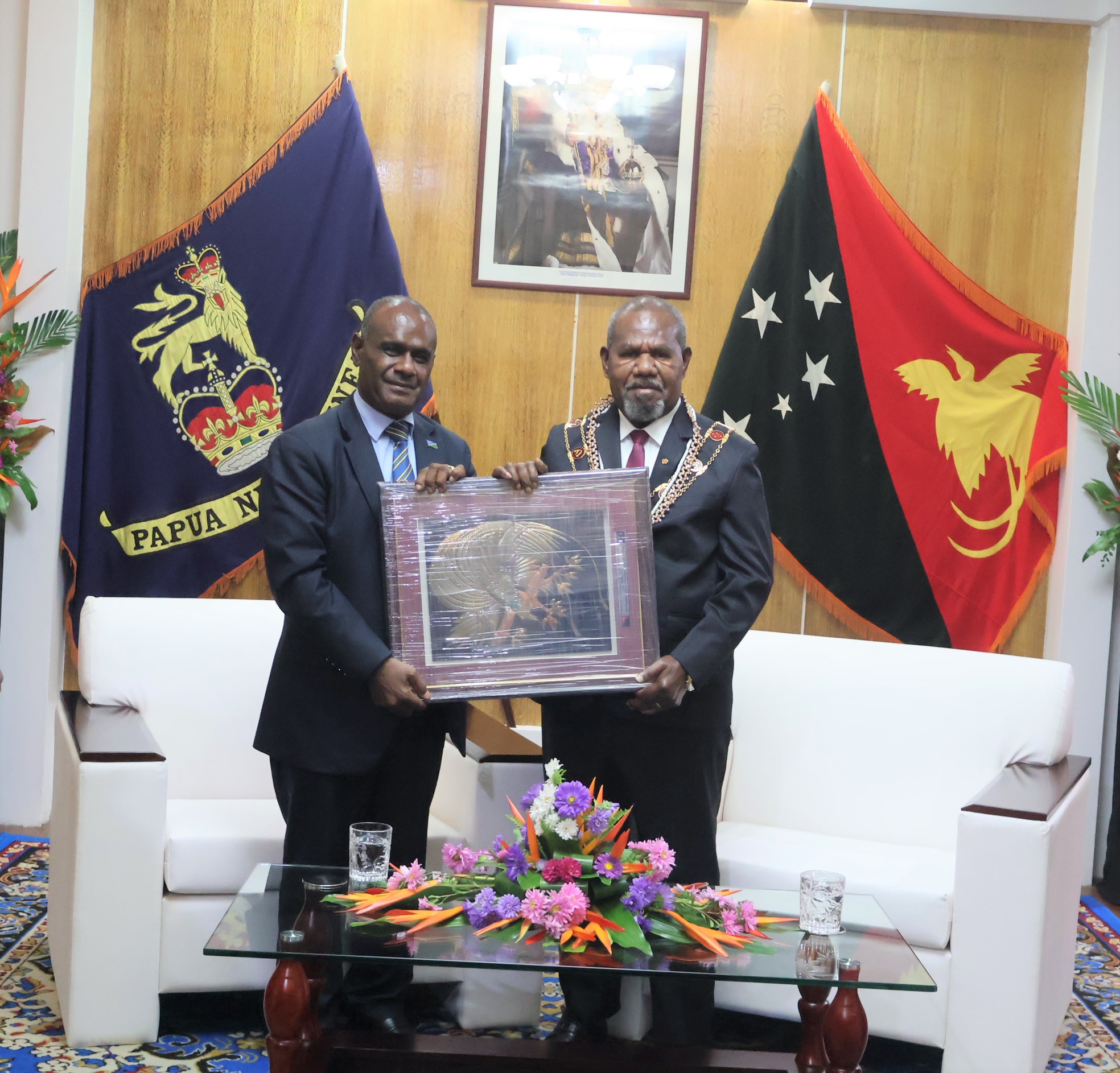 Prime Minister Manele Pays Courtesy Call on PNG Governor-General – My ...