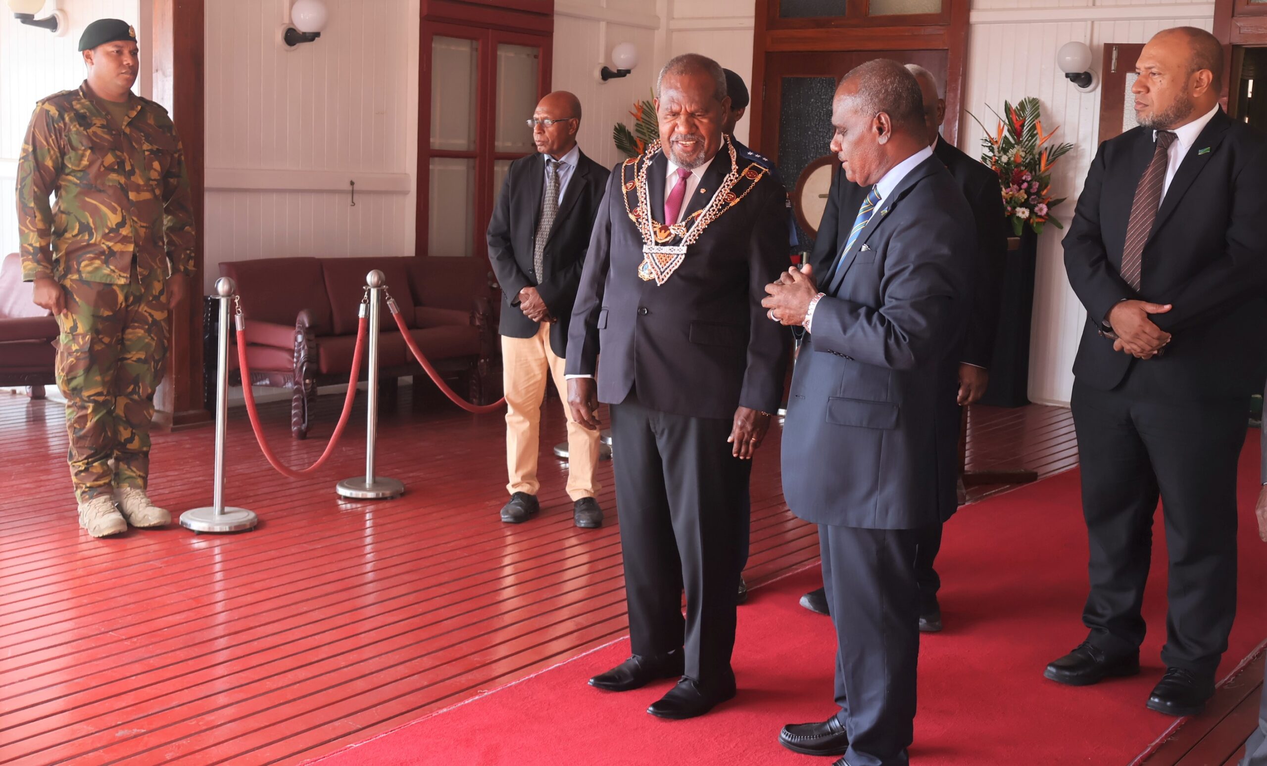 Prime Minister Manele Pays Courtesy Call on PNG Governor-General – My ...