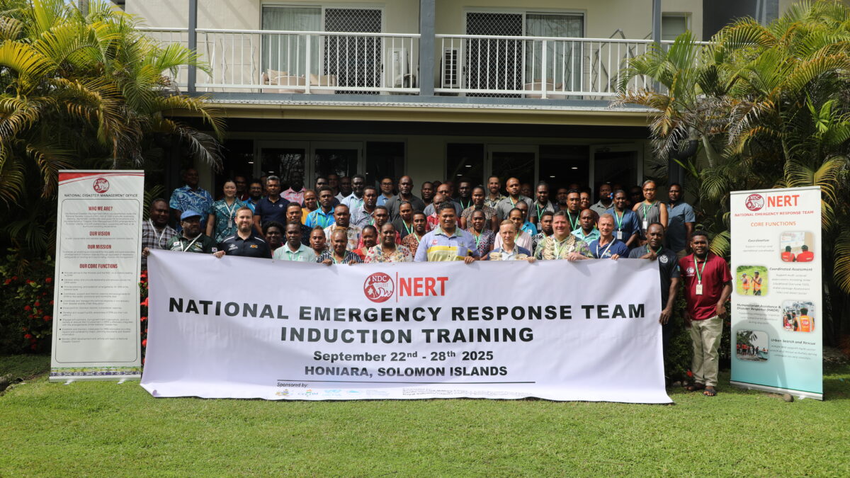 Solomon Islands Launches Third National Emergency Response Team (NERT ...
