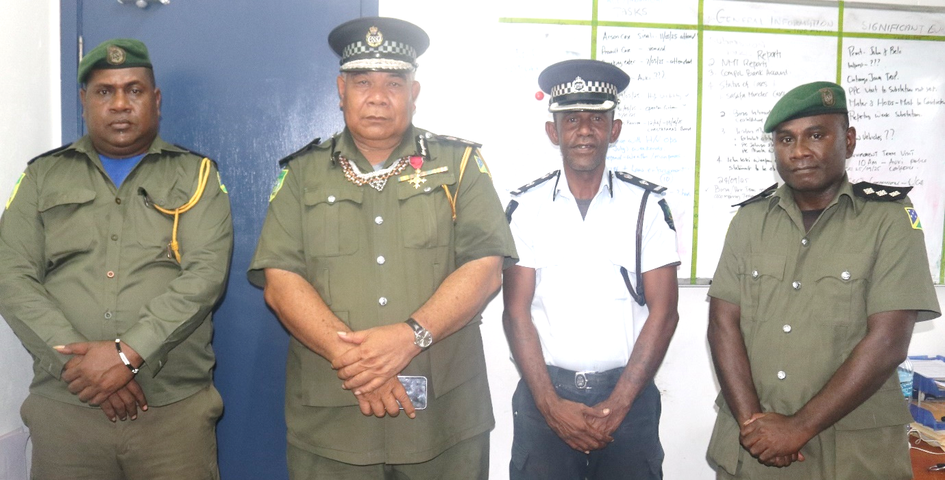 Commissioner Forau Visits Auki Correctional Centre – My SIG Services Portal