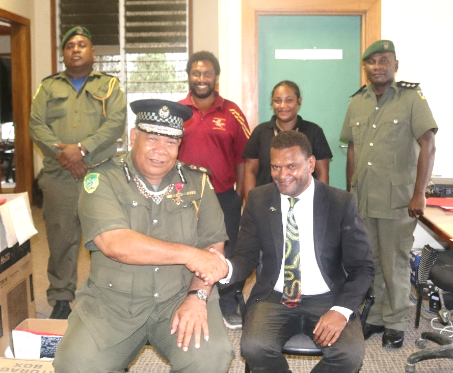 Commissioner Forau Visits Auki Correctional Centre – My SIG Services Portal