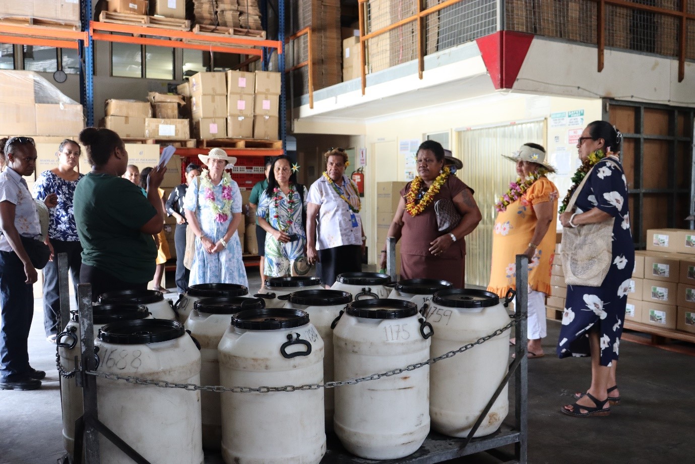 Leaders’ spouses visit Tenaru School and Local Coconut Oil company – My ...