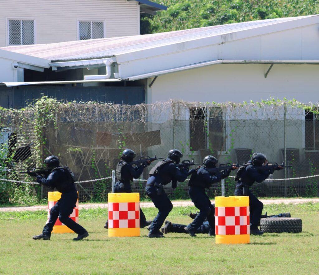 SWAT team of the RSIPF ready to response swiftly to any situation as we ...