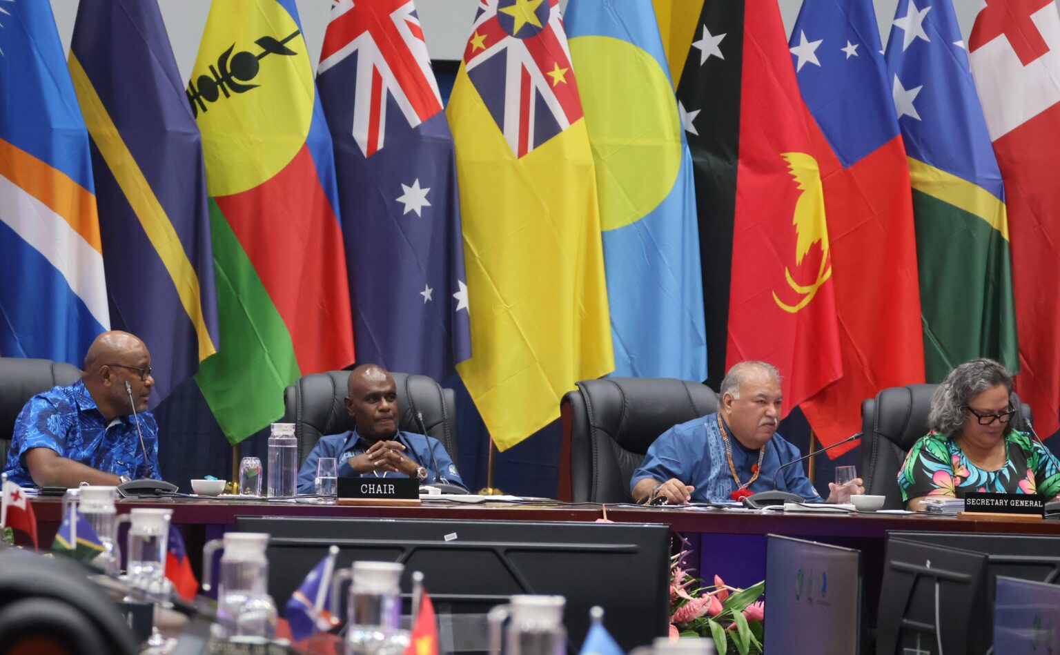 The Honourable Jeremiah Manele, Prime Minister of Solomon Islands ...