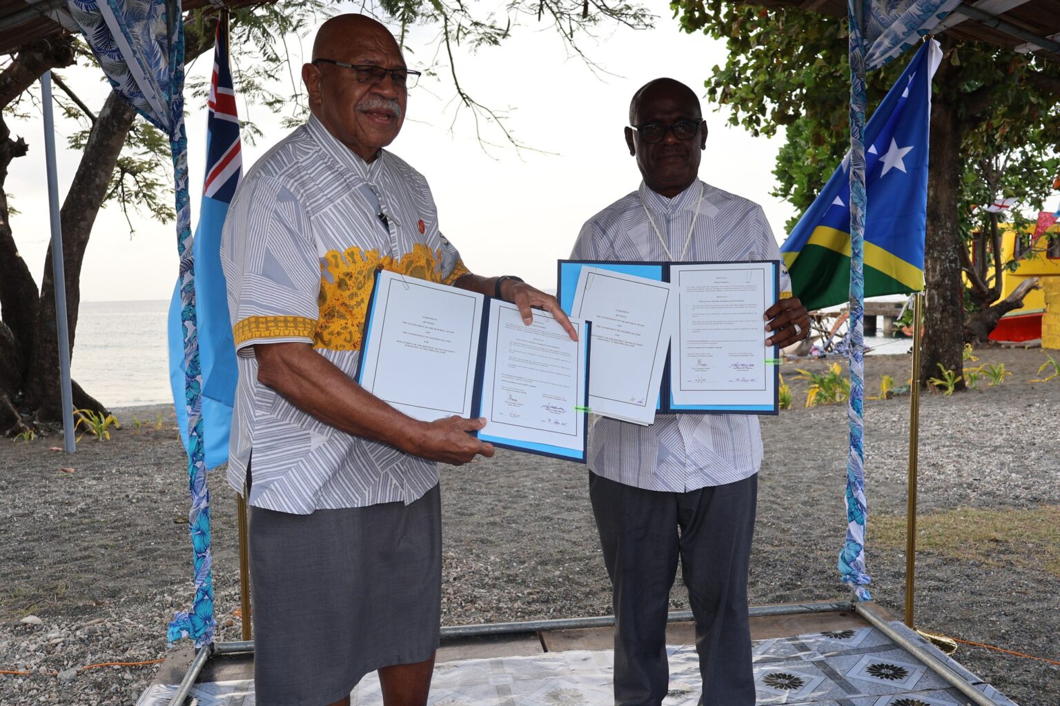Solomon Islands and Fiji Strengthen Bilateral Ties with Security ...