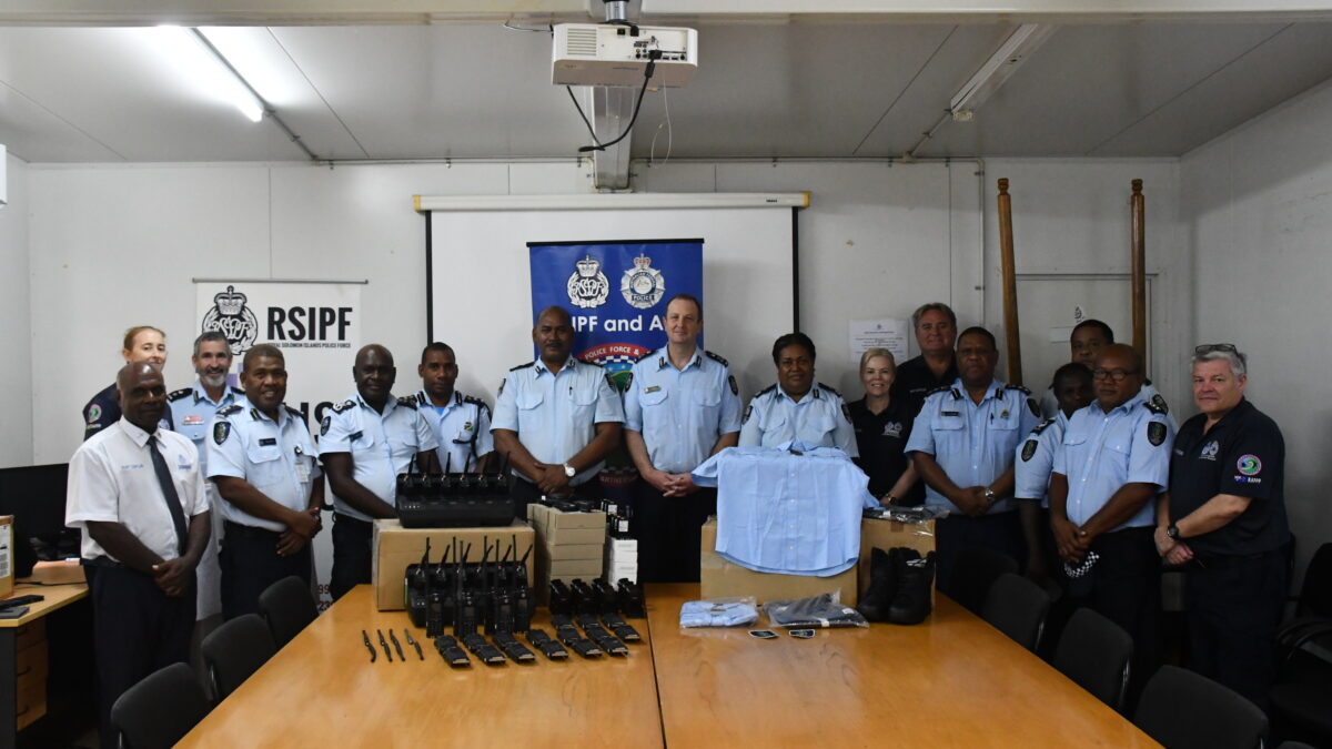 On patrol – New uniforms and radios bolsters RSIPF national pride – My ...