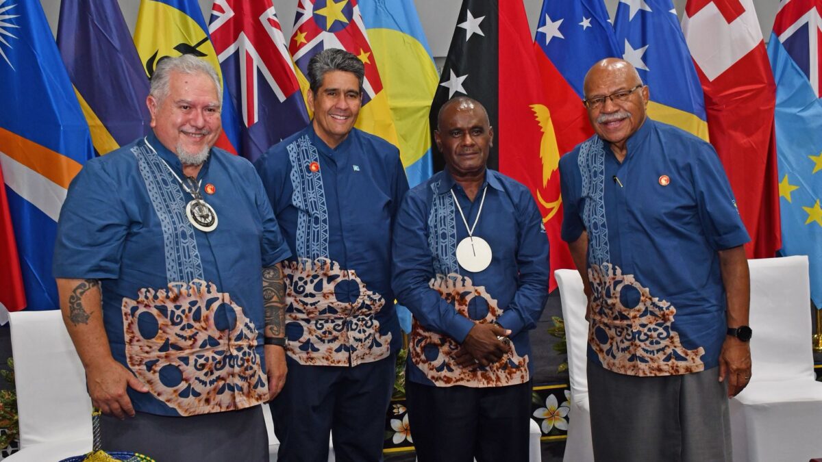 Pacific Leaders Sign Historic Treaty to Establish Pacific Resilience ...