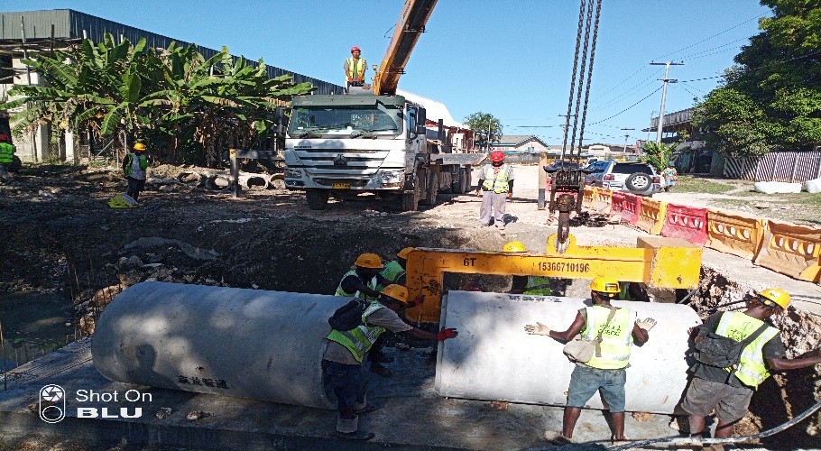 Auki Road Upgrade Advances with Culvert Installations and Drainage ...