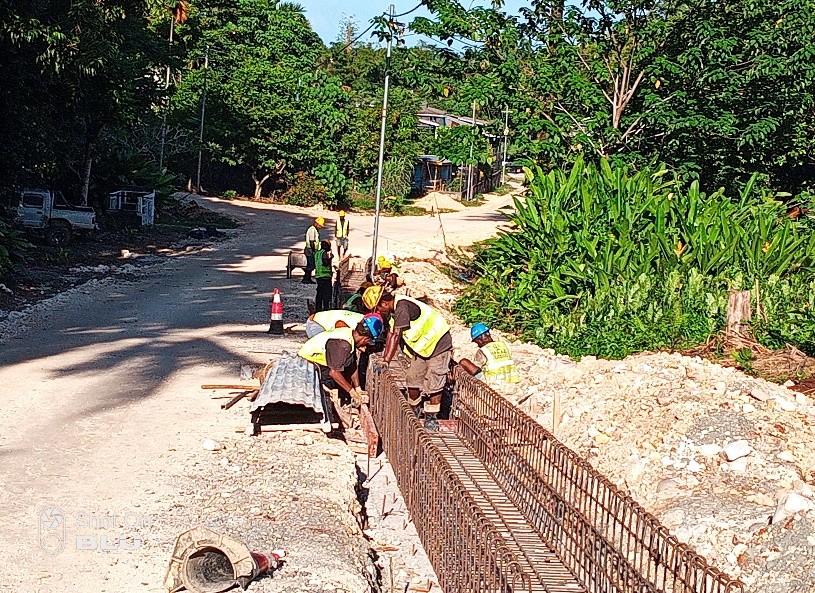 Auki Road Upgrade Advances with Culvert Installations and Drainage ...