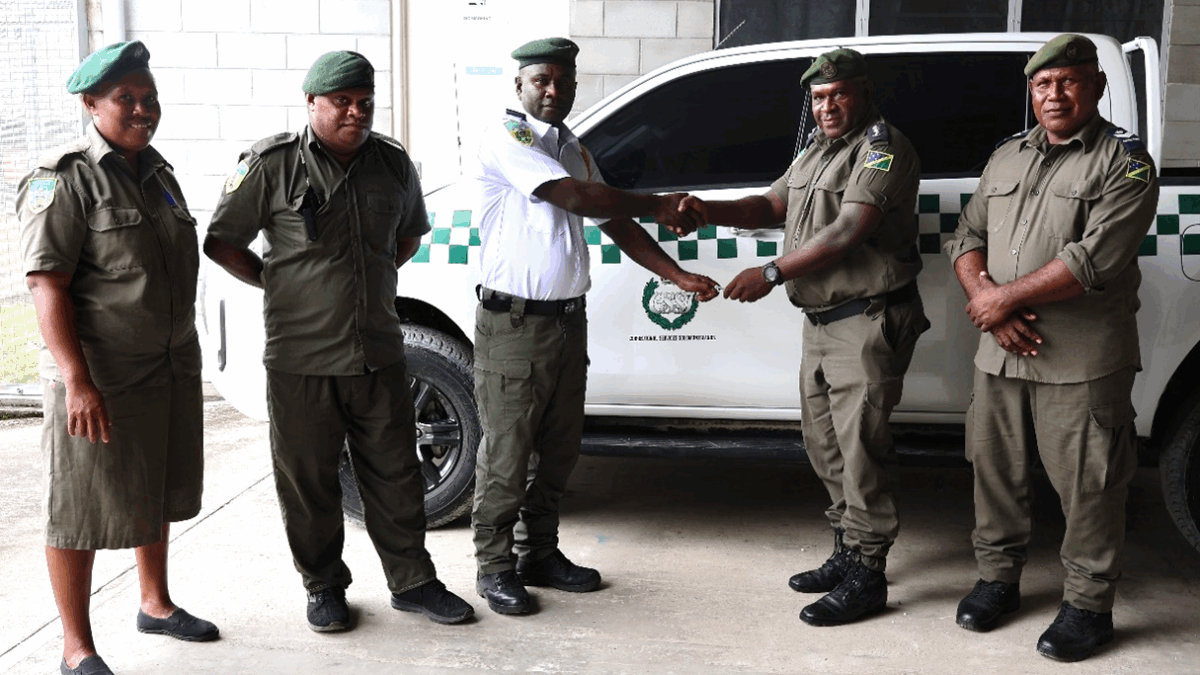 Auki Corrections Receives New Toyota Hilux – My SIG Services Portal
