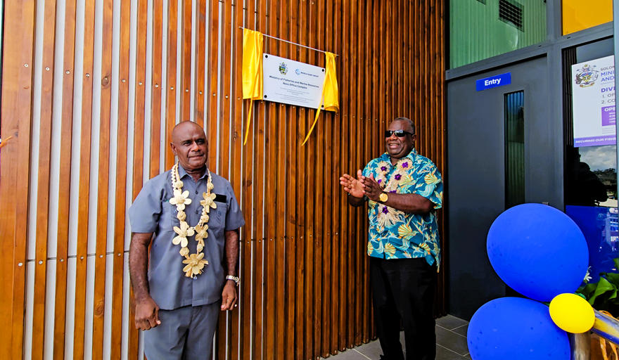 Prime Minister Hands Over Noro Fisheries MCS Building and Data Centre ...