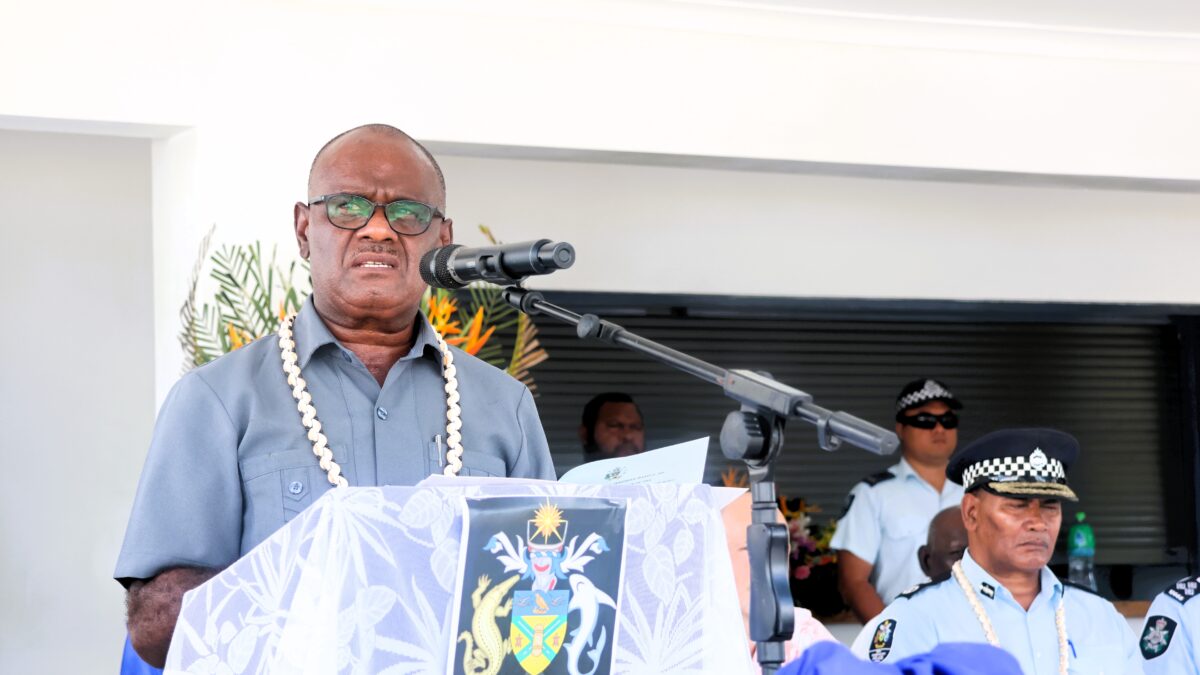 Prime Minister Opens New Noro Police Station – My SIG Services Portal