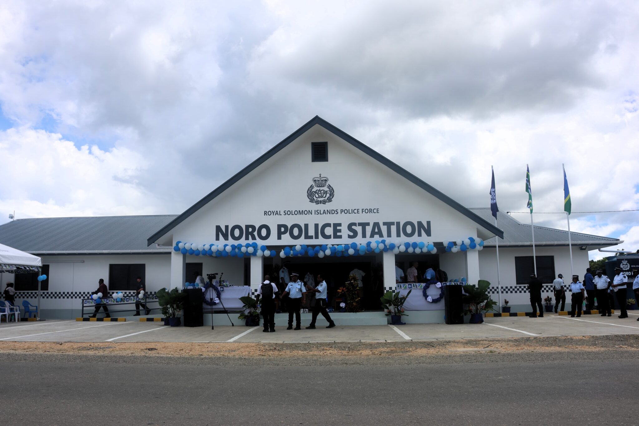Prime Minister Opens New Noro Police Station – My SIG Services Portal