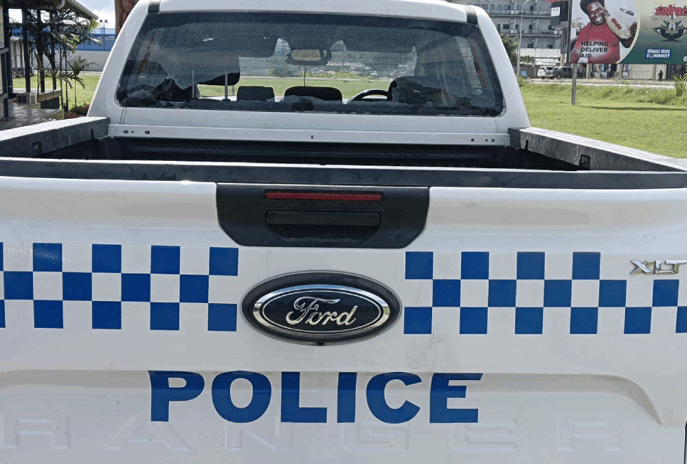 Three police vehicles rocked in New Year’s Eve in Honiara – My SIG ...
