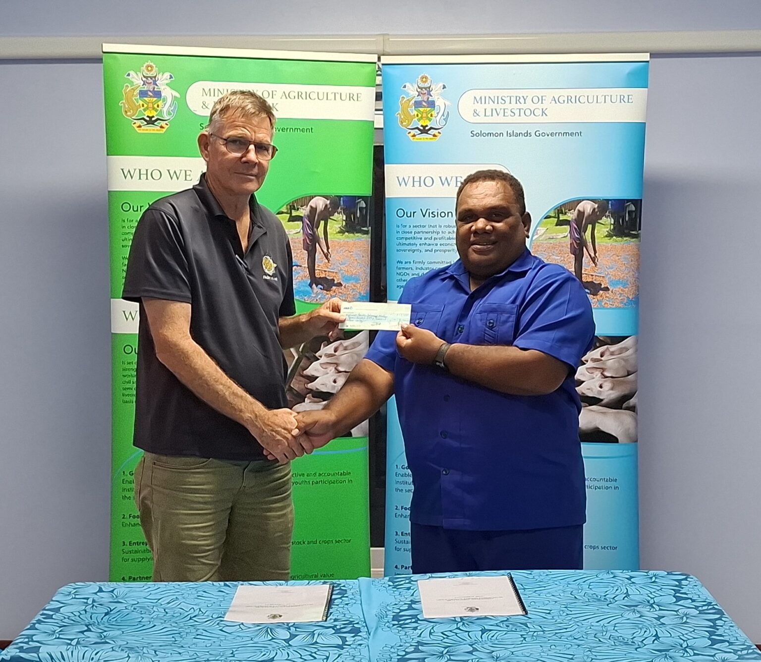 MALD Hands Over SBD750,000 Grant to KPSI for Cocoa Butter Press Machine ...