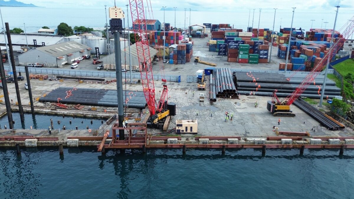 Piling Works Begin at Honiara International Wharf – My SIG Services Portal