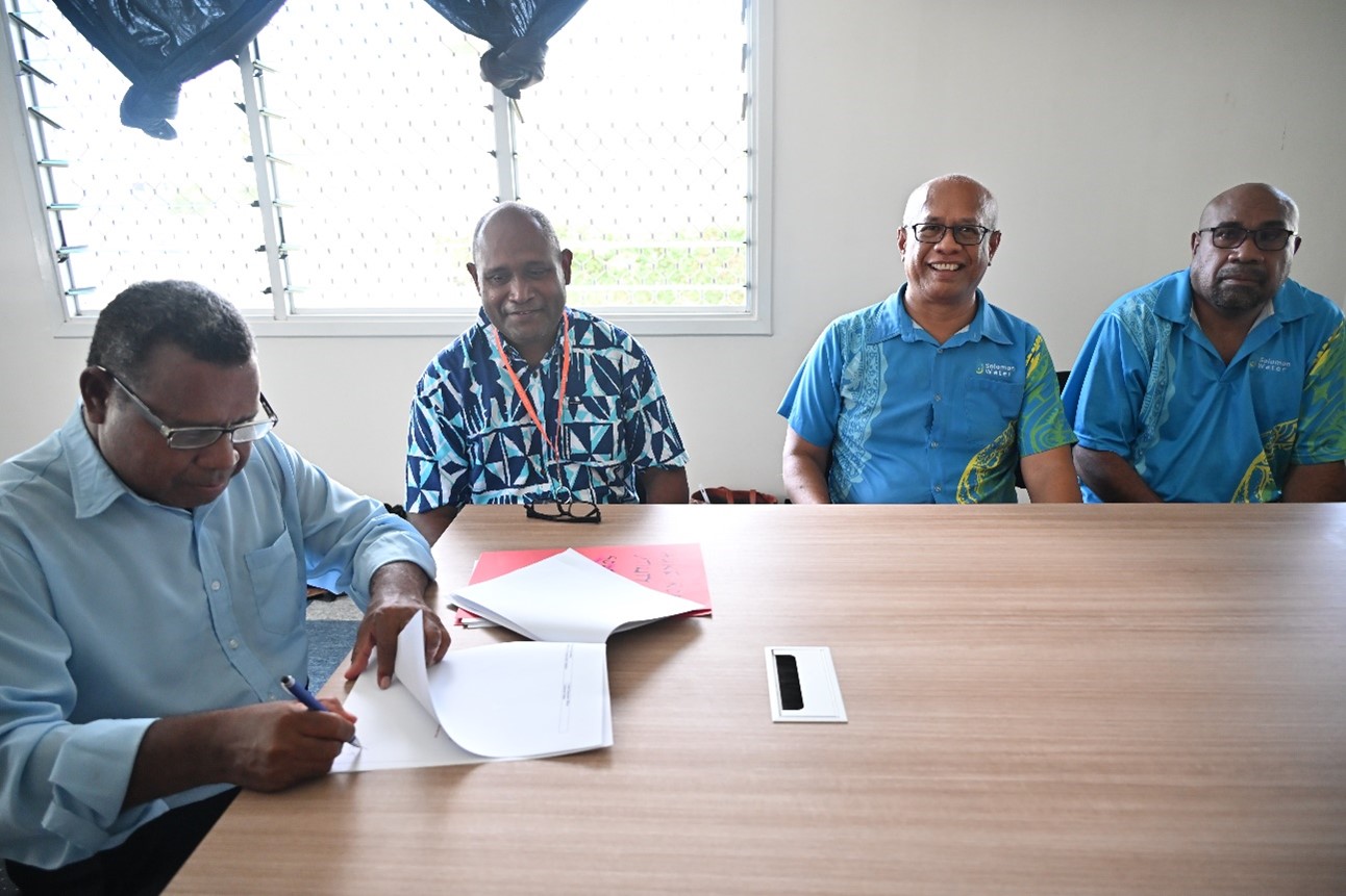 SOEs Sign Agreement to Fast-Track Utility Line Relocation for Auki ...