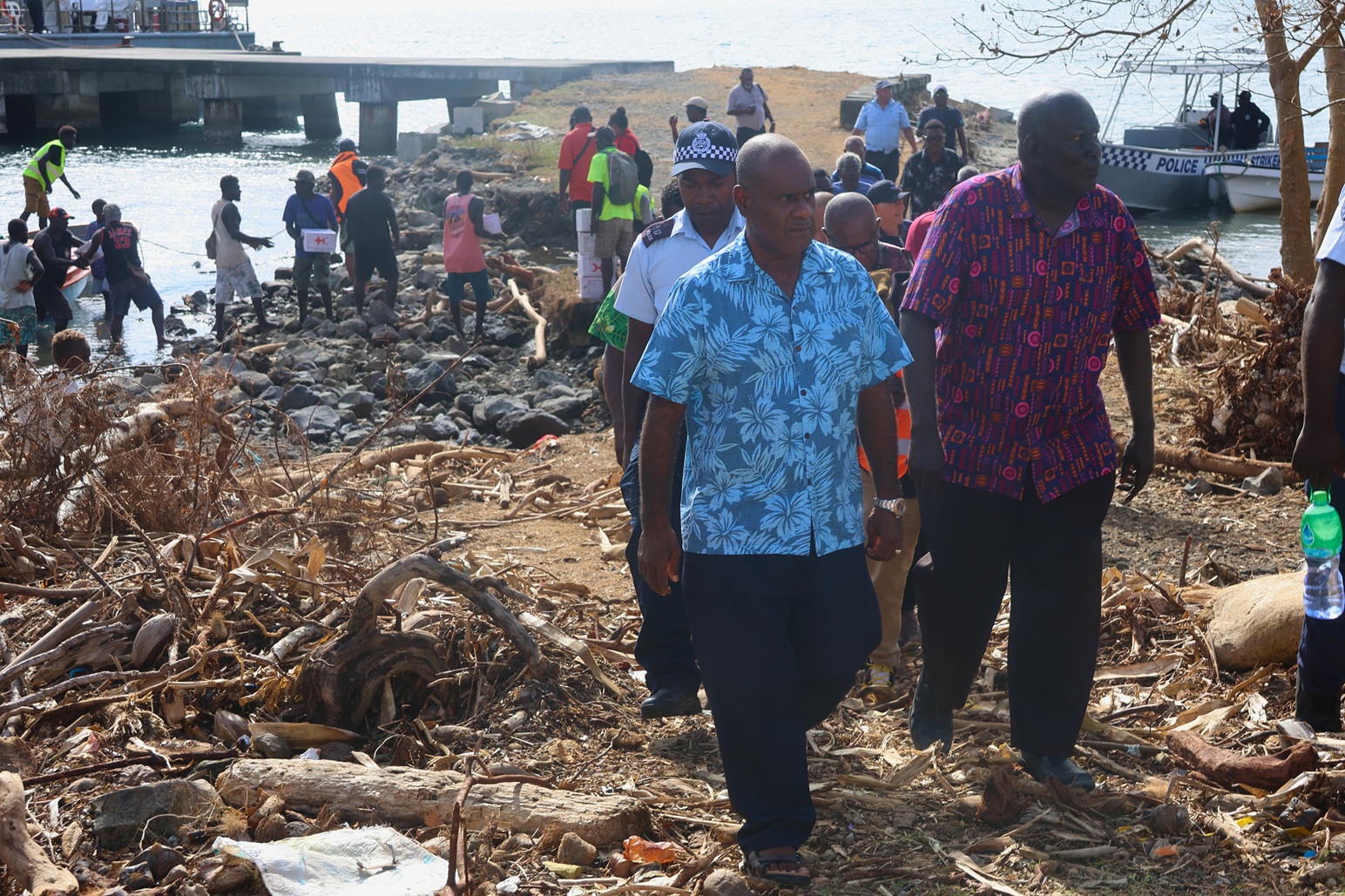 PRIME MINISTER MANELE VISITS SIMBO ISLAND, MEETS AFFECTED COMMUNITIES ...