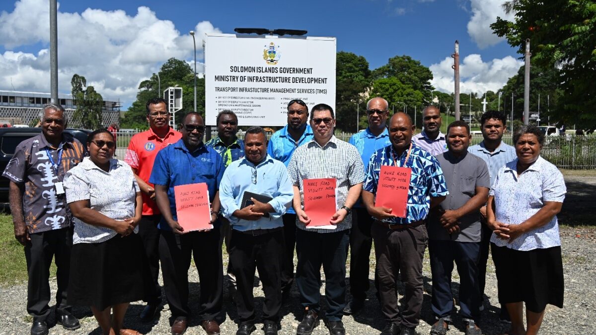 SOEs Sign Agreement to Fast-Track Utility Line Relocation for Auki ...